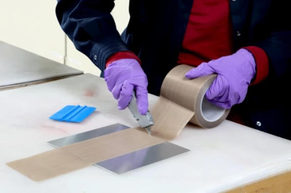 3M 5490 PTFE Film Tape Grey - тефлонова лента, сива